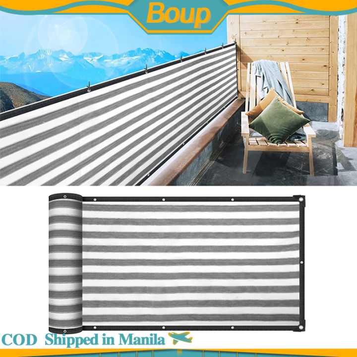 Balcony Privacy Screen Apartments Railing Cover Balcony Deck Shield ...