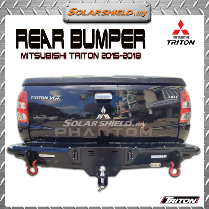 Mitsubishi Triton 2015-2018 Rear Bumper 4X4 Rear Bumper | Lazada
