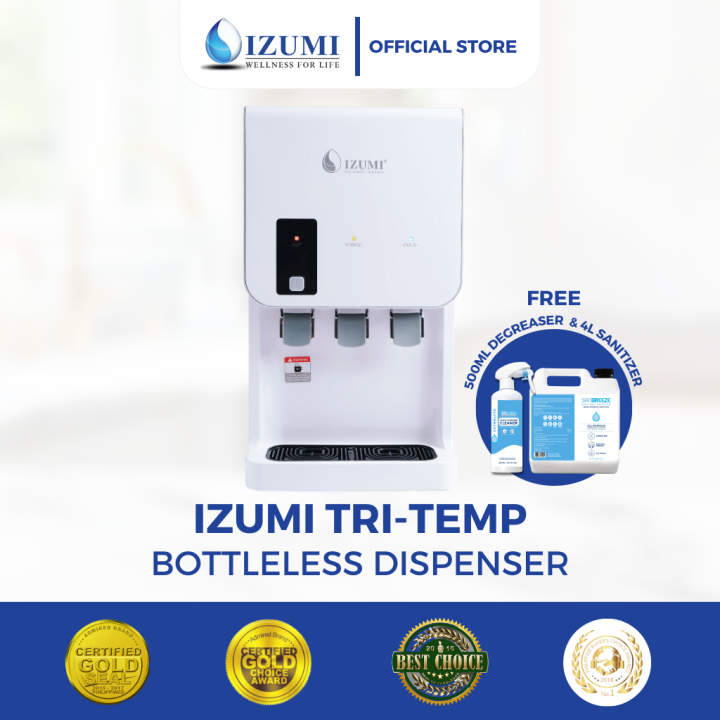 Izumi Tri-Temp Bottleless Dispenser | Lazada PH