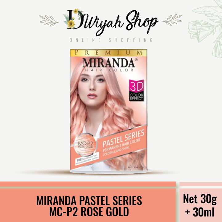 Miranda Hair Color Pastel Series Rose Gold MC-P2 | Lazada