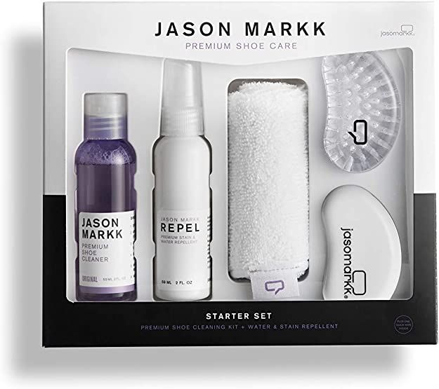 Jason Markk Shoe Essential Cleaning starter kit set repel clean wipes ...