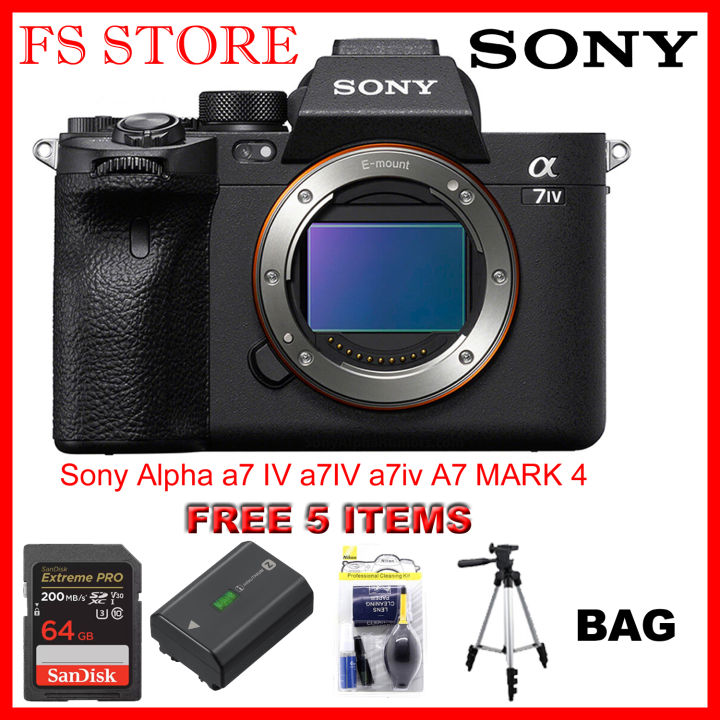 SONY ORIGINAL MALAYSIA A7IV MARK IV ILCE-7M4 BODY FREE 64GB EXTREME,BAG ...