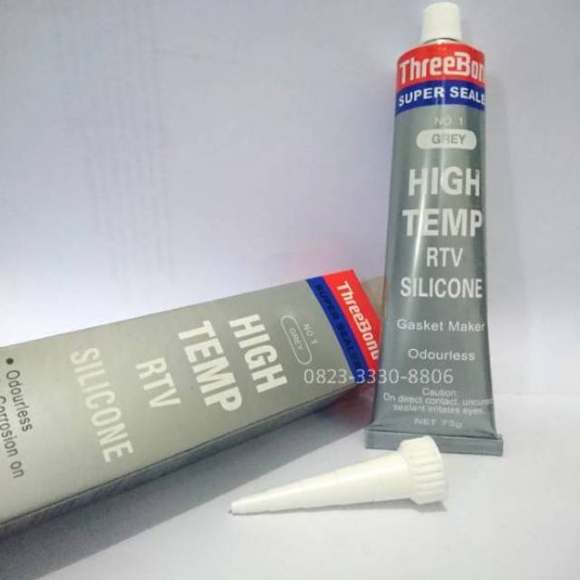 Lem Gasket Threebond High Temp RTV Silicone Super Sealer Grey | Lazada ...