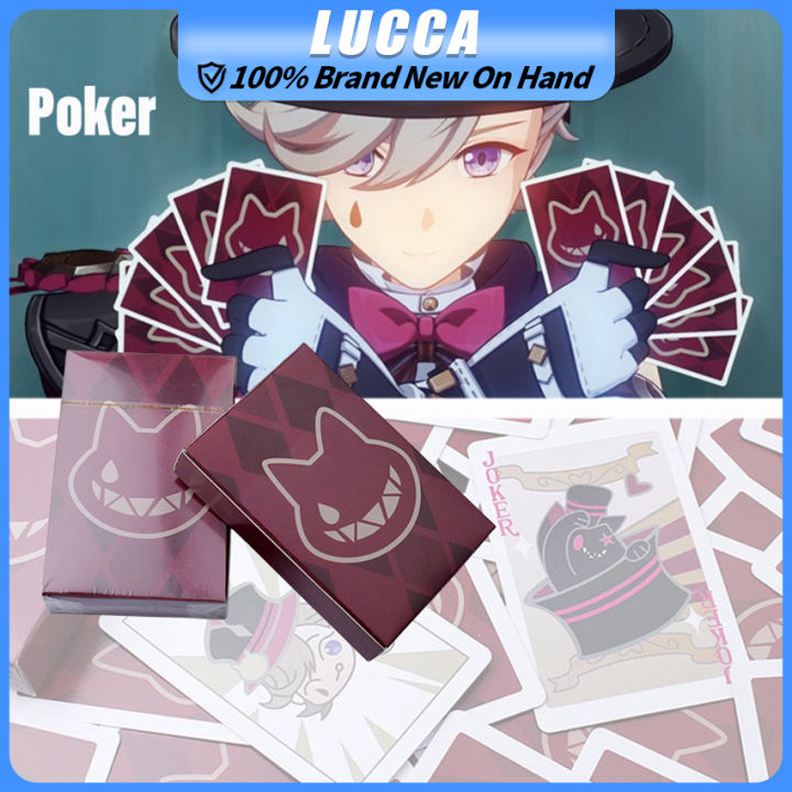 Anime Genshin Impact Lyney Playing Cards Genshin Poker Cards Fans ...