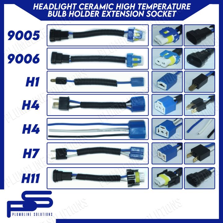 1 PIECE Socket Bulb H1 H3 / 9005 HB3 / 9006 HB4 / H8 H11 H16 880 881 H9 ...