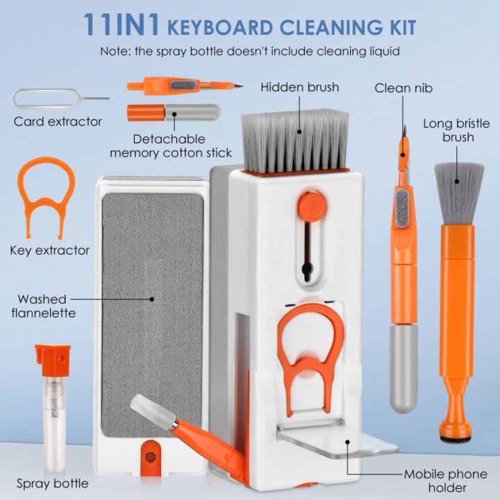【Ready Stock】11-in-1 Keyboard Cleaning Kit, Screen Cleaner Kit for ...