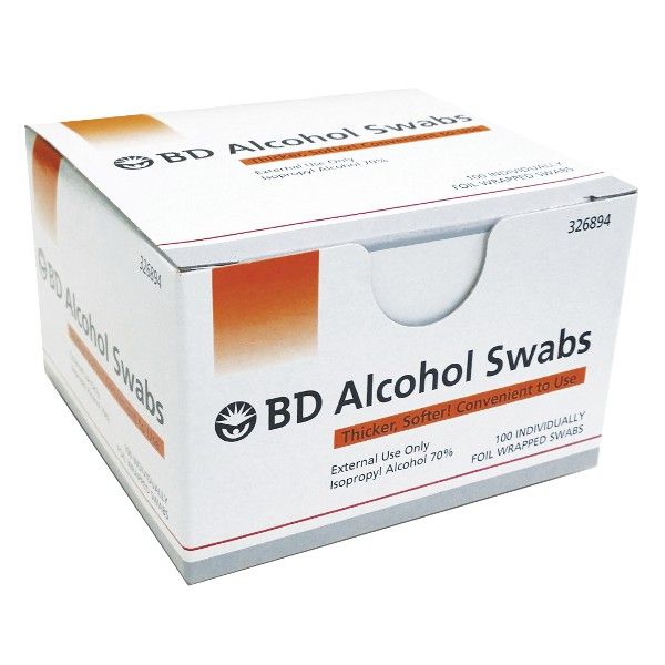 Bd Alcohol Swabs 100's | Lazada