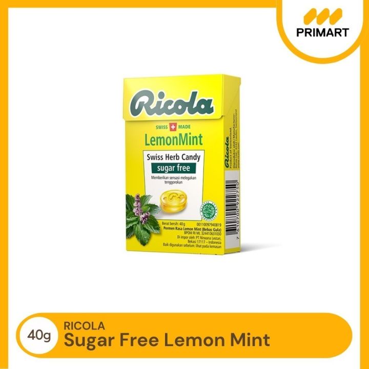 Permen Ricola Lemon Mint 40 gr | Lazada Indonesia