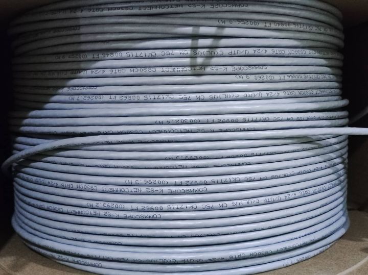 305M Commscope Cat6 UTP Cable Pure Copper High Quality Network Lan ...