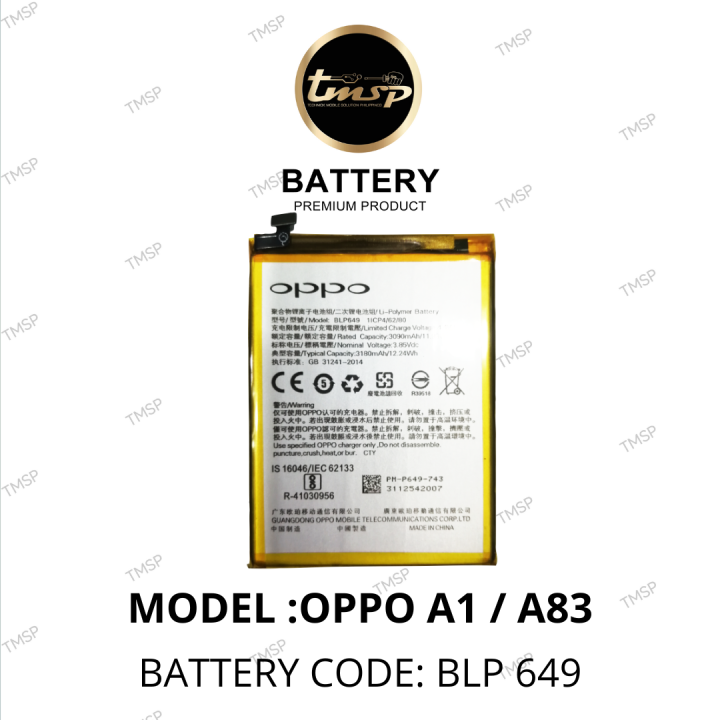 Oppo A1/A83 Ori Battery (BLP 649) | Lazada PH
