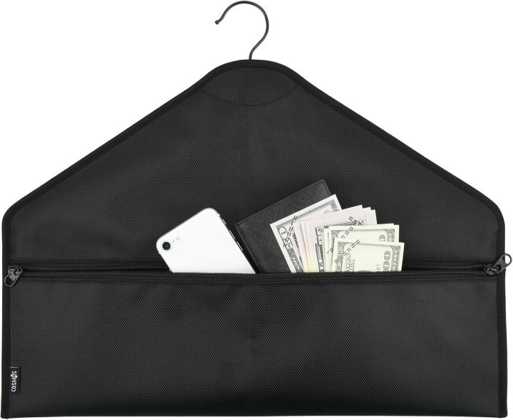 Cosmos pack of 2 hanger Diversion safe bag | hidden pocket safe ...