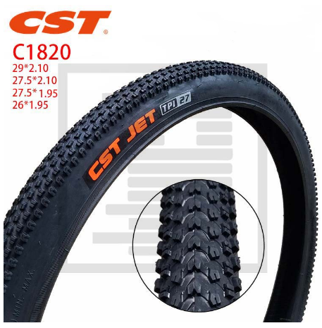 CST Tire C-1820 Bike Tire 1PCS 40-65PSI 27TPI MTB Bicycle Tires | Lazada PH