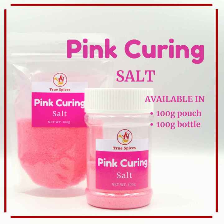 Pink Curing Salt For Ham Tocino Bacon longganisa (100g) Bottle ...