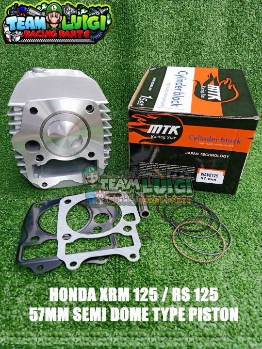 MTK HONDA XRM 125 / RS 125 57MM SEMI DOME TYPE PISTON CYLINDER BLOCK ...