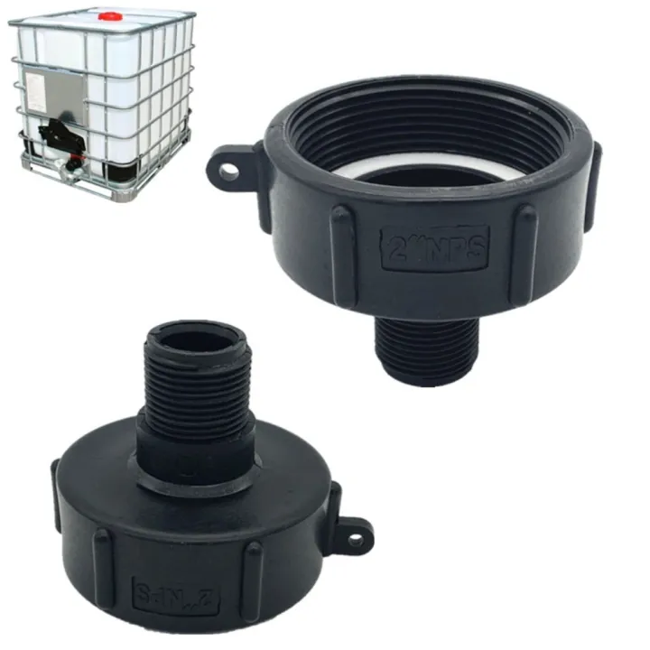 BNGCV S60 IBC Ton Barrel Connector Plastic IBC IBC Tank Adapter Garden ...