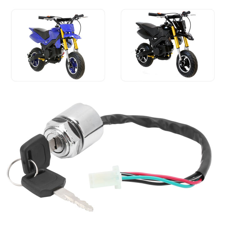 Motorcycle Electric Bike Ignition Switch Set Universal sturdy High ...