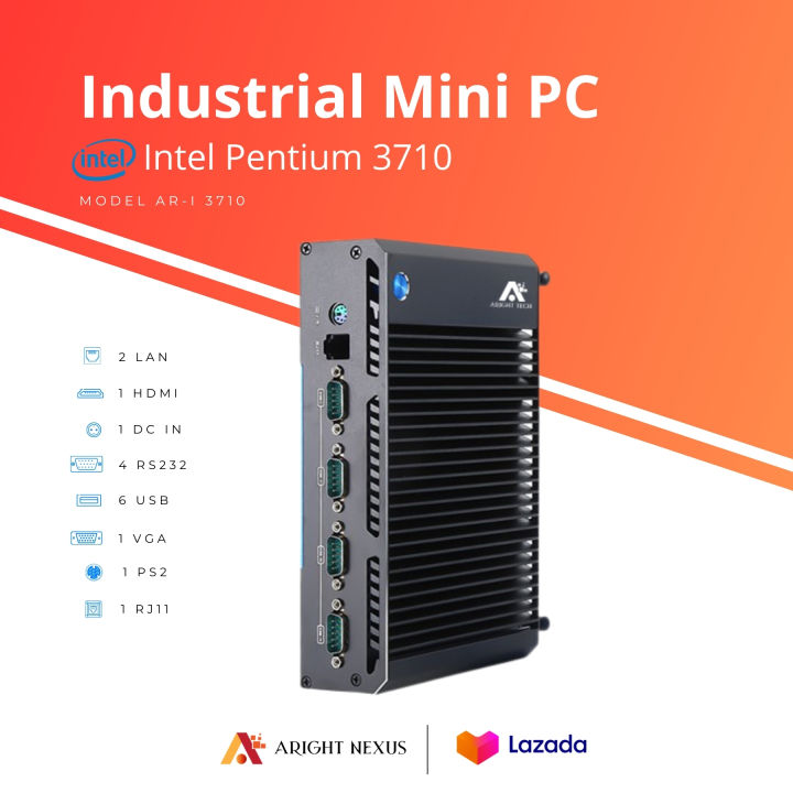 Aright Nexus Industrial Mini PC Intel Pentium 3170 (Model: AR-I 3710 ...
