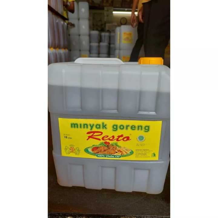 Minyak Goreng Resto jerigen 18 liter | Lazada Indonesia