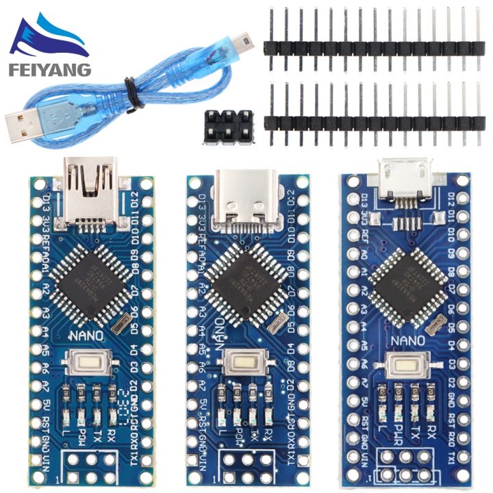 ♣ Samiore Robot Promotion For Arduino Nano 30 Atmega328 Controller Compatible Board Module Pcb 