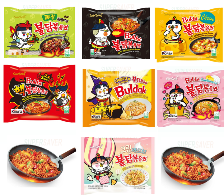 Samyang Carbonara Buldak Hot Chicken 1 pack 130g Halal Korean Ramen ...