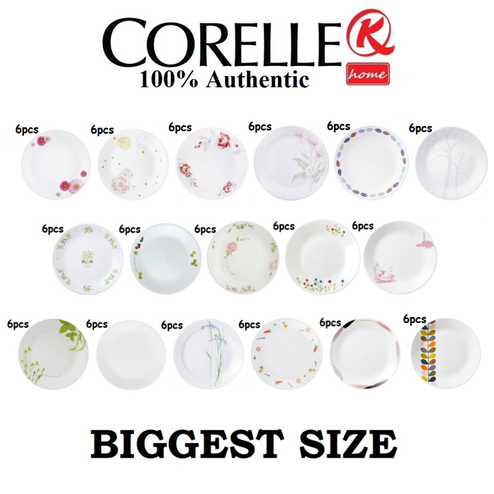 CORELLE Dinner Plate 26cm 6pcs. | Lazada PH