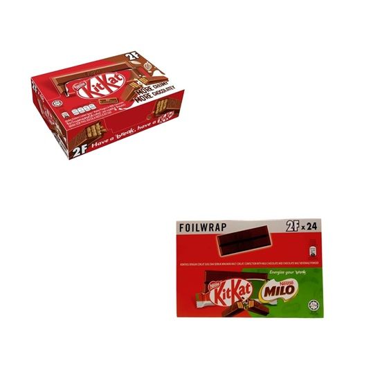 NESTLE KIT KAT/MILO 2F FOIL WRAP BOX 24X17G | Lazada