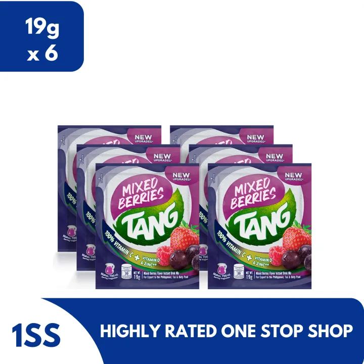 Tang Instant Drink Mix Mixed Berries, 19g set of 6 | Lazada PH