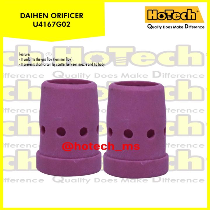 Gas Diffuser Orificer Ceramic 350A | OTC DAIHEN | For Mig Torch | Mig ...