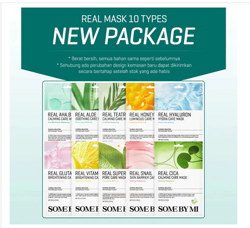 SOMEBYMI Real Care Sheet Mask 20g | Lazada Indonesia