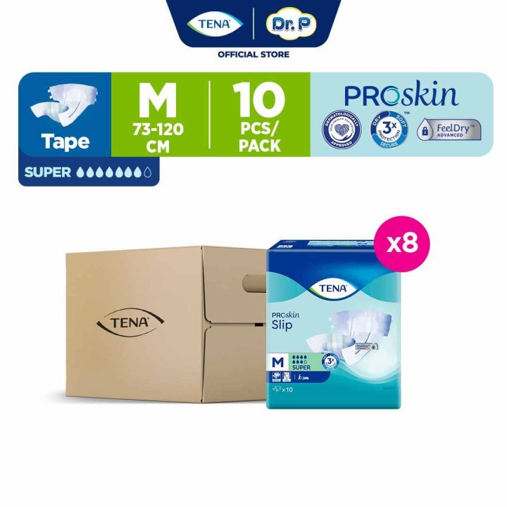 Tena PROskin Slip Adult Tape Diapers Full Range | Lazada Singapore