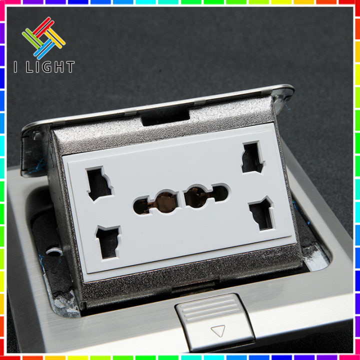 250V Universal Floor Ground Outlet Power Sockets 6 Prong Receptacle for ...