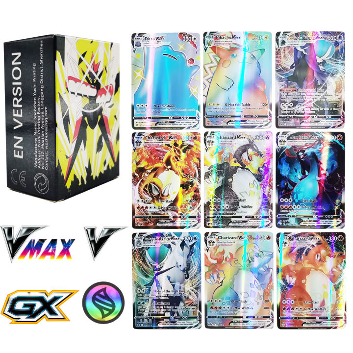 100pcs New Pokemon Cards in English 1st Edition Chilling Reign ...