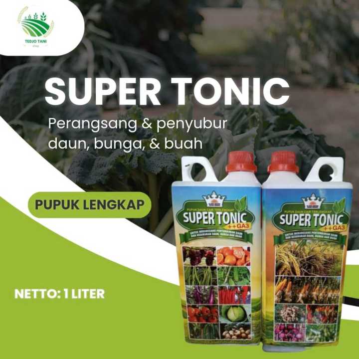 Pupuk Daun Cair Super Tonic + GA3 1 Liter | Lazada Indonesia