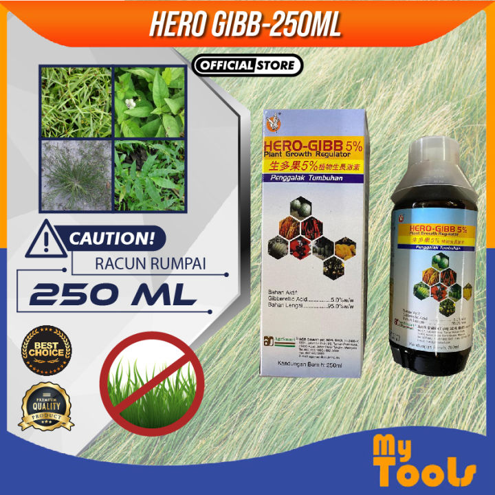 Mytools 250 ML Hero Gibb 5% Agr Smart Plant Growth Regulator Penggalak Pertumbuhan Gibberellic ...