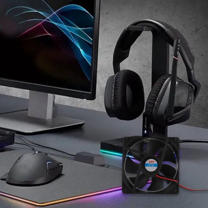 (KXHD) 92mm x 25mm 24V 2Pin Sleeve Bearing Cooling Fan for PC Case CPU ...