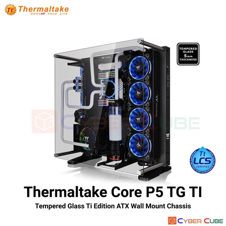 Thermaltake Core P5 TG Ti Edition ATX Wall Mount Chassis (เคส) Case ...