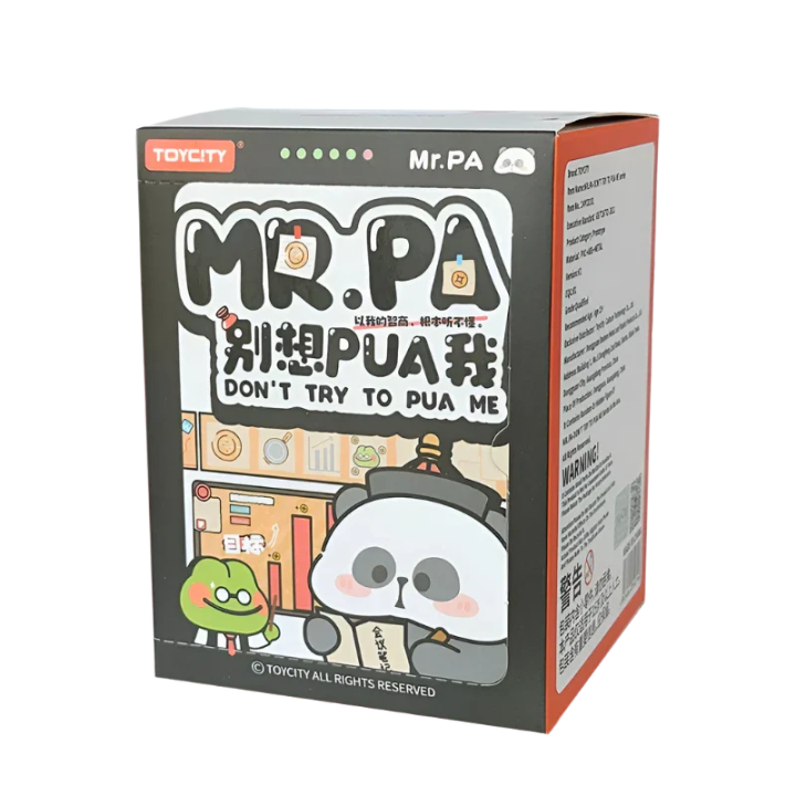 OHSOME MR PA Blind Box Gacha Set Koleksi Figure Mr.PA DON'T TRY TO PUA ...