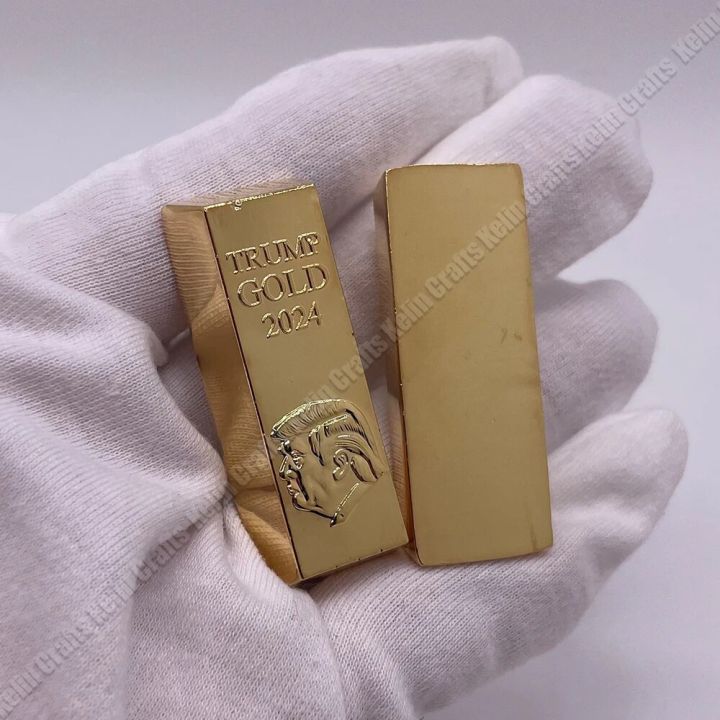2024 Donald Trump America Gold Plated Bar Metal Crafts For Challenge ...