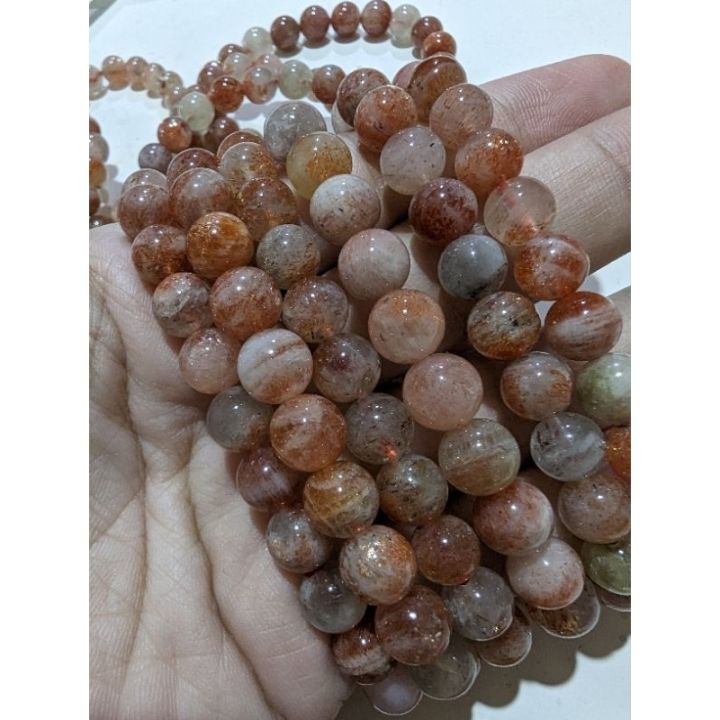 FLASH SALE 8mm and 10/11mm Gold Sunstone Arusha bracelet | Lazada PH