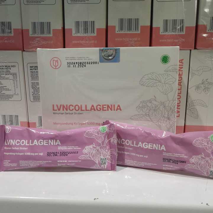 LVN COLLAGENIA / LVN KOLAGEN MINUMAN SUPLEMEN KECANTIKAN 1 BOX ISI 10 ...