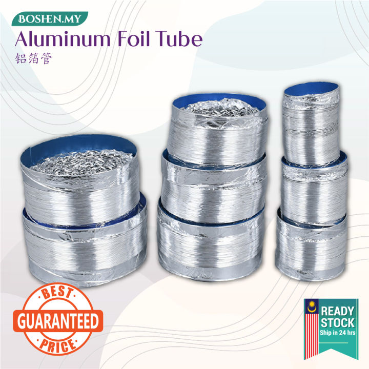 Aluminum Foil Tube Hose Pipe Ducting Ventillation Exhaust Fan Kitchen ...