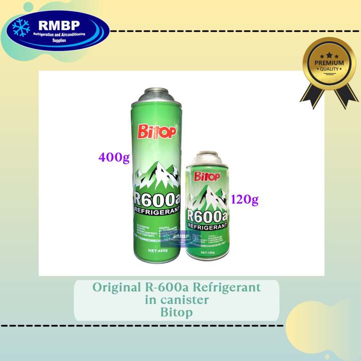 Refrigerant R600a in canister, Freon R600 - Original (Bitop) | Lazada PH