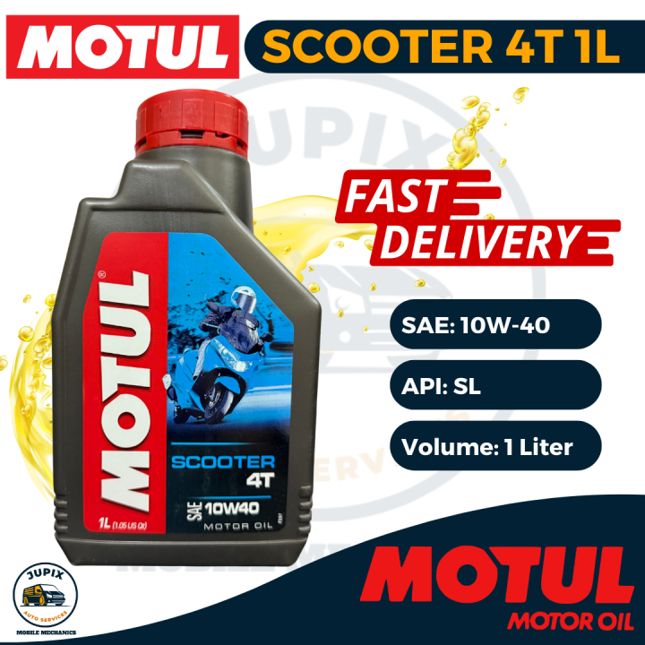 Motul Scooter 4T 10W-40 Motor Oil 1L (1 Liter) | Lazada PH