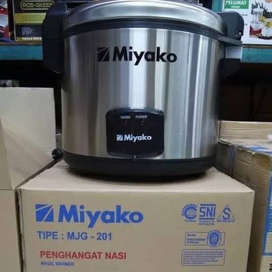 Miyako Rice Cooker / Magic Com Warmer Jumbo MJG-201 - 20 Liter | Lazada Indonesia