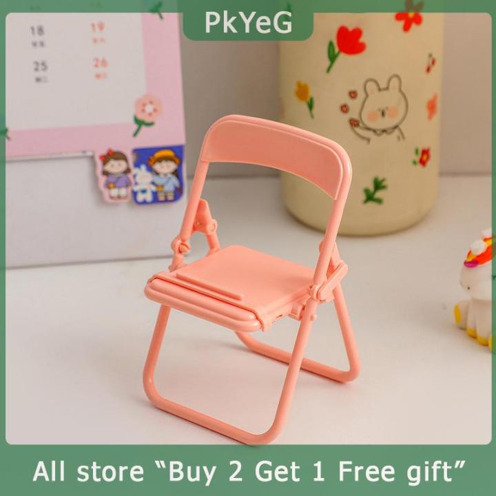 [COD] PkYeG KITCHEN Mini Chair Shape Mobile Phone Stand Portable Cute ...