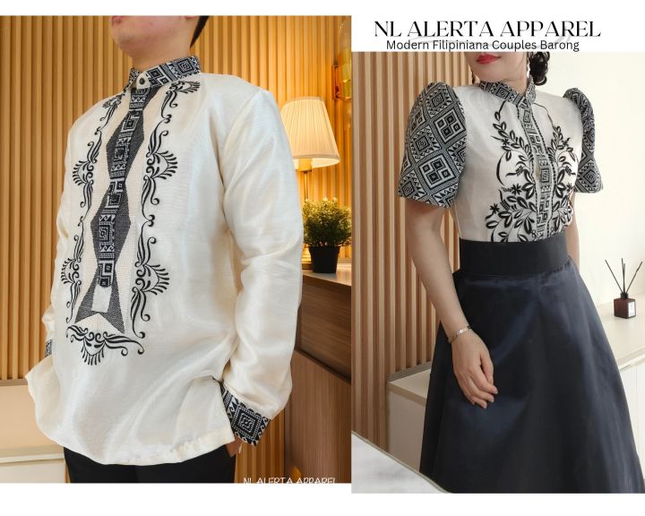 MODERN BARONG FILIPINIANA FOR MEN AND WOMEN (INDIVIDUAL SELLING ...