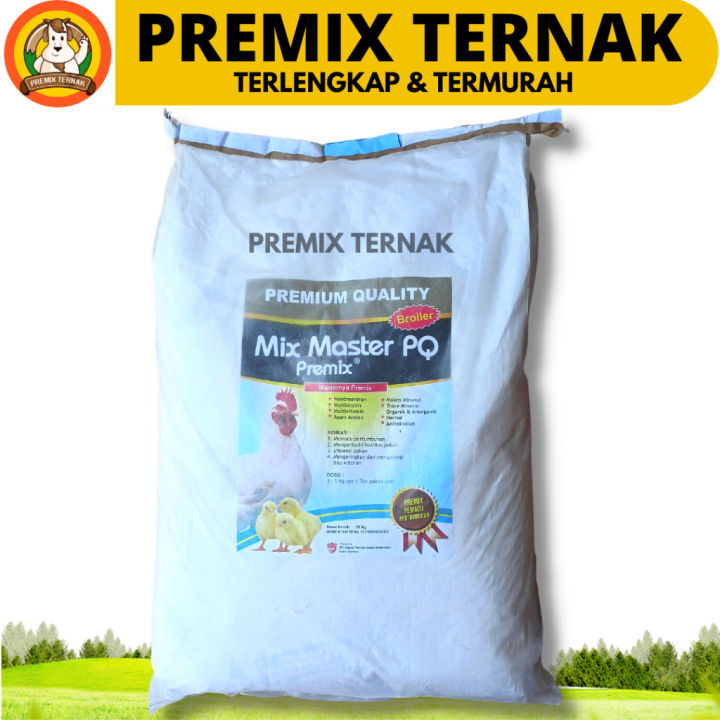 MIX MASTER PREMIX AYAM BROILER PQ 1 SAK (30KG) - Suplemen Pemacu ...
