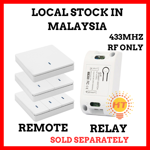 433mhz RF Relay Module Switch + Remote Switch (This not support wifi ...
