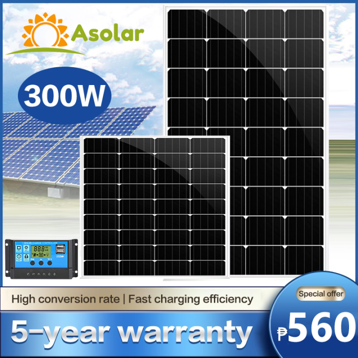 300W Solar Panel 18 Volt Pv Solar Module Solar Cell Panel generator for ...