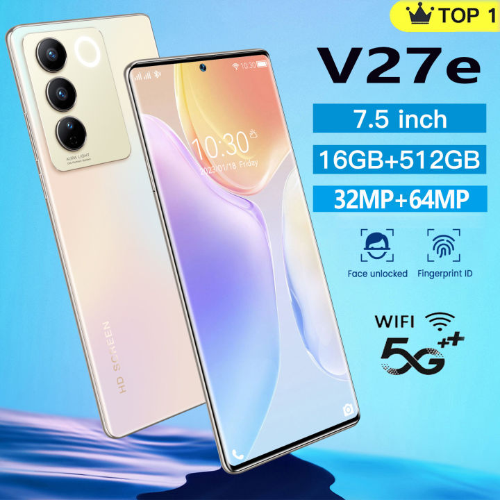 VIV0 V27e 5G Android mobile phone 32MP+68MP 7.5 inches 16GB + 512GB ...